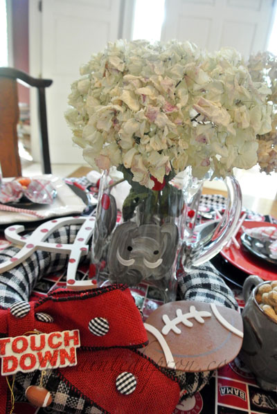 Alabama centerpiece thepaintedapron.com | The Painted Apron