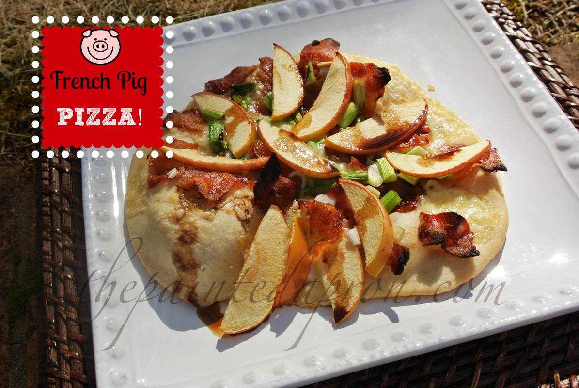 French Pig Pizza 2 thepaintedapron.com | The Painted Apron