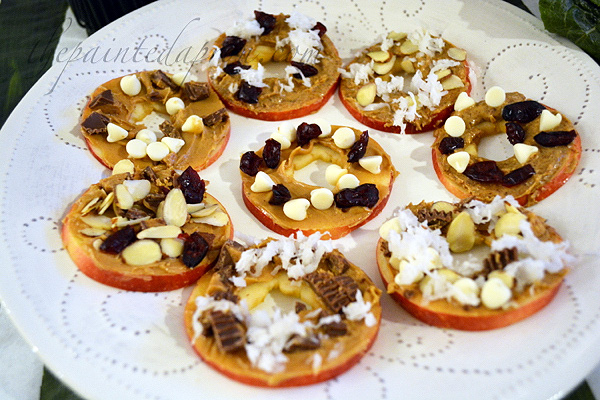 loaded apple slice cookies | The Painted Apron