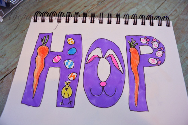 color hop sketch | The Painted Apron