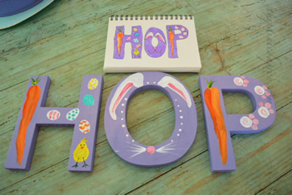 HOP Easter sign | The Painted Apron