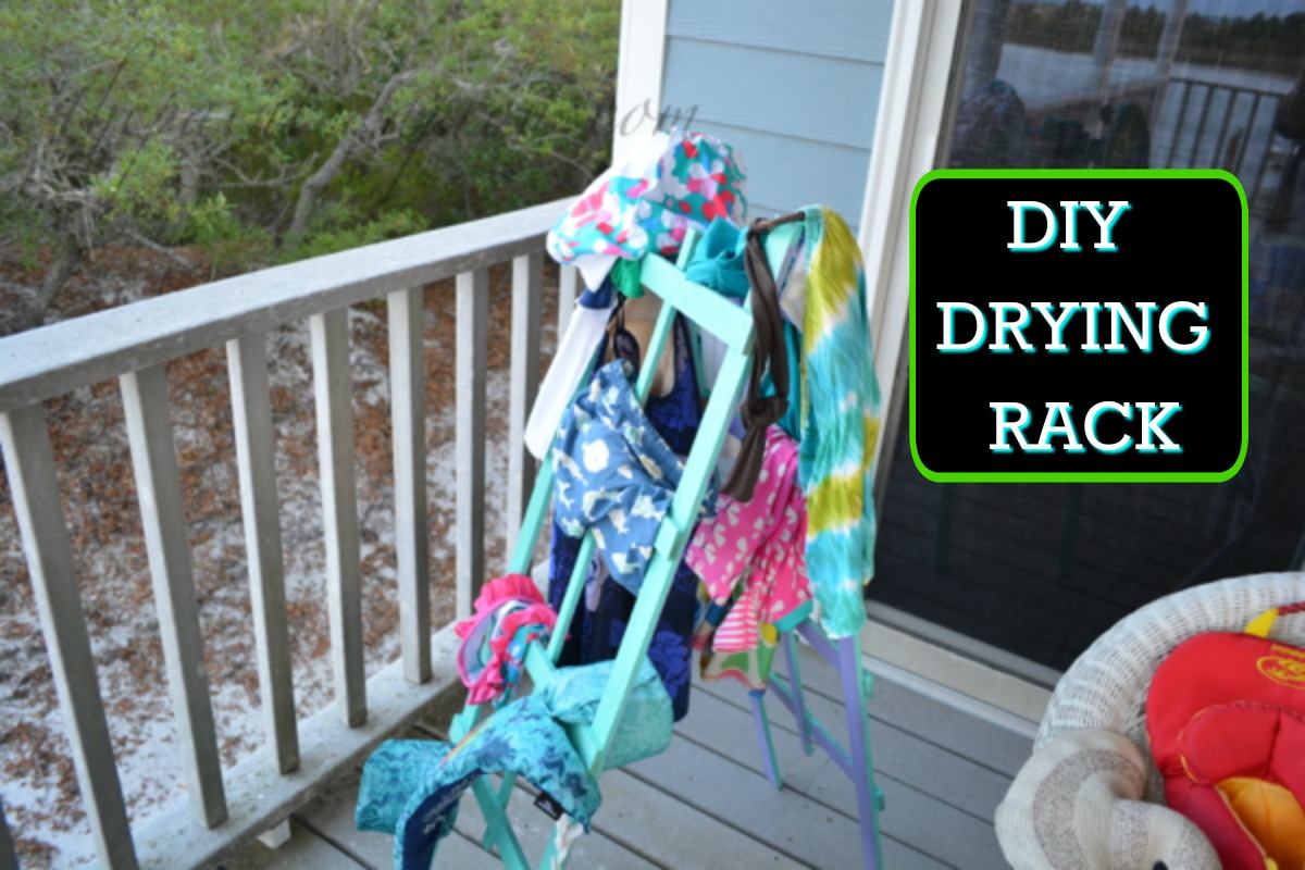 DIY drying rack | The Painted Apron