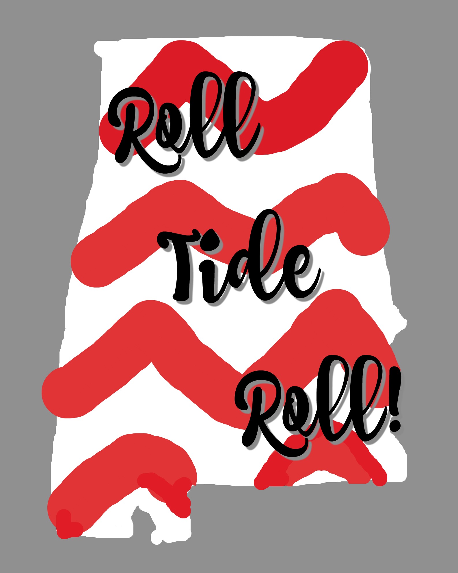 roll tide sign | The Painted Apron
