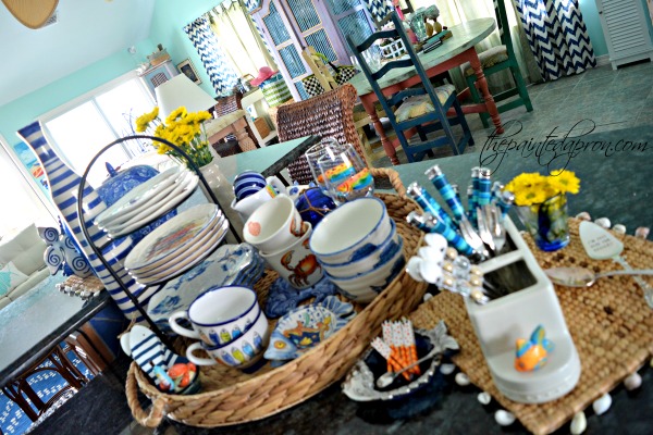 beach-island-buffet | The Painted Apron