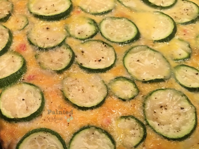 cheesy zucchini strata | The Painted Apron