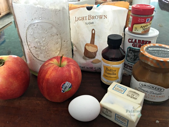 caramel apple bar ingredients | The Painted Apron