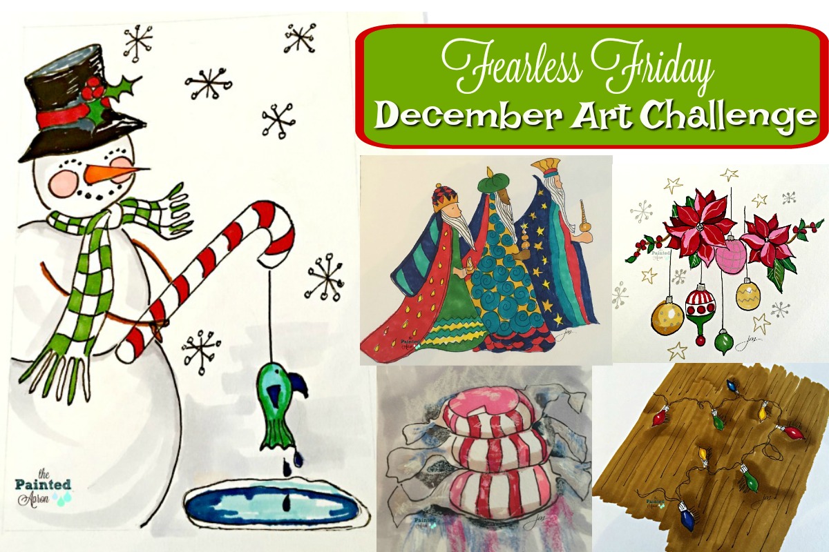December art challenge | The Painted Apron