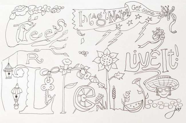 ME drawings | The Painted Apron