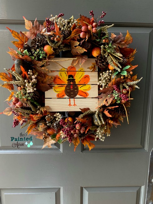 November wreath | The Painted Apron
