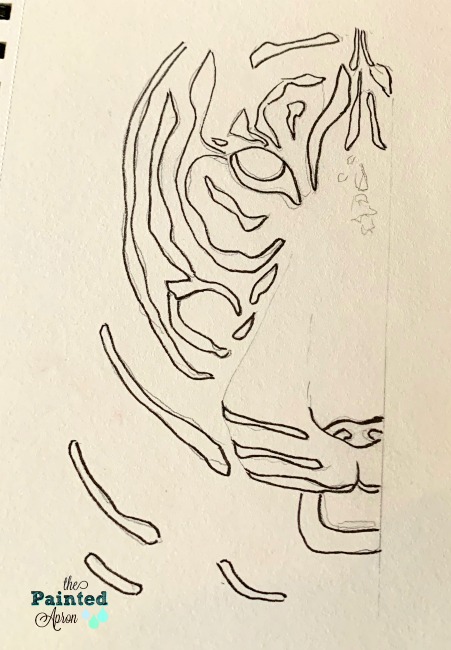 ink outline | The Painted Apron