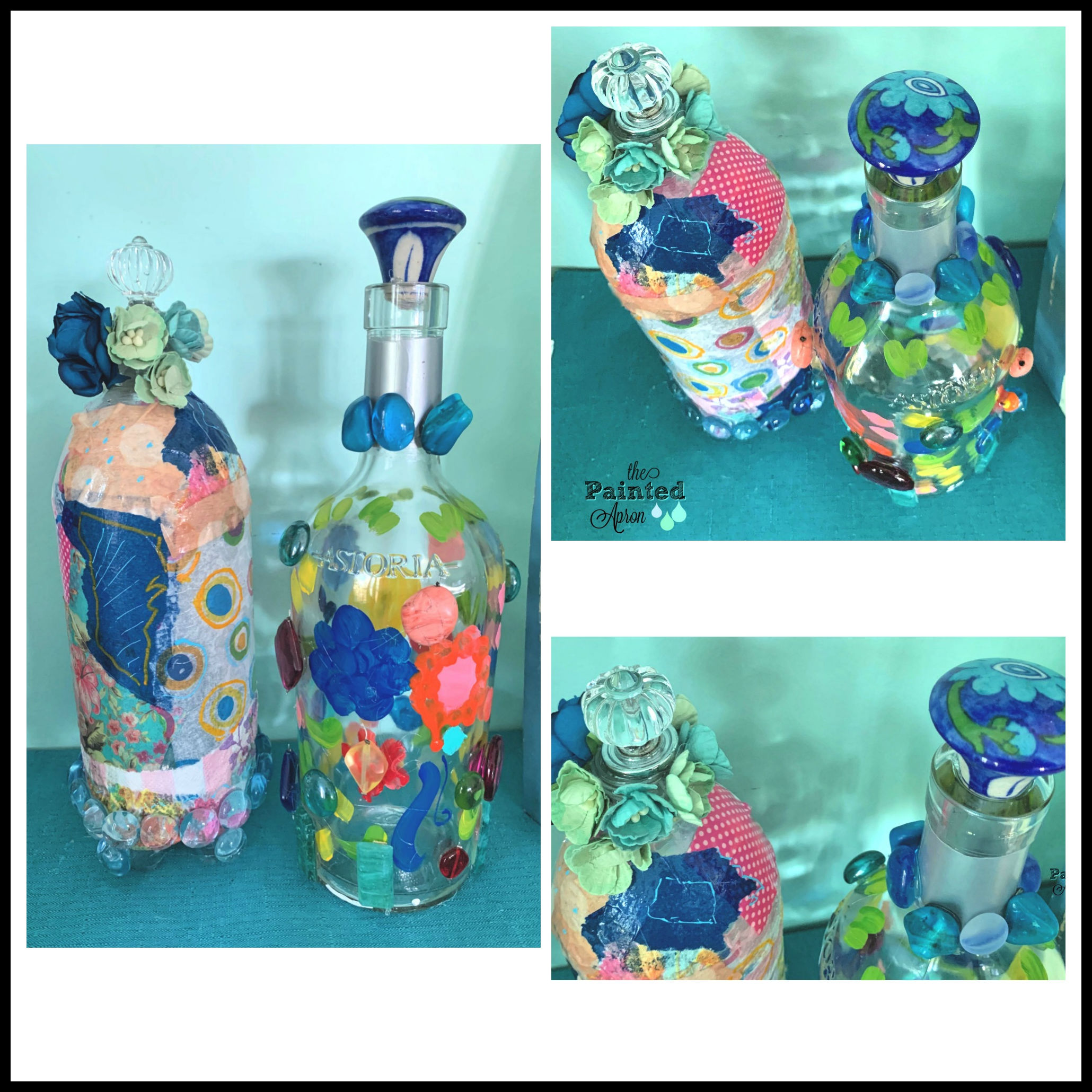 funky beach bottles | The Painted Apron