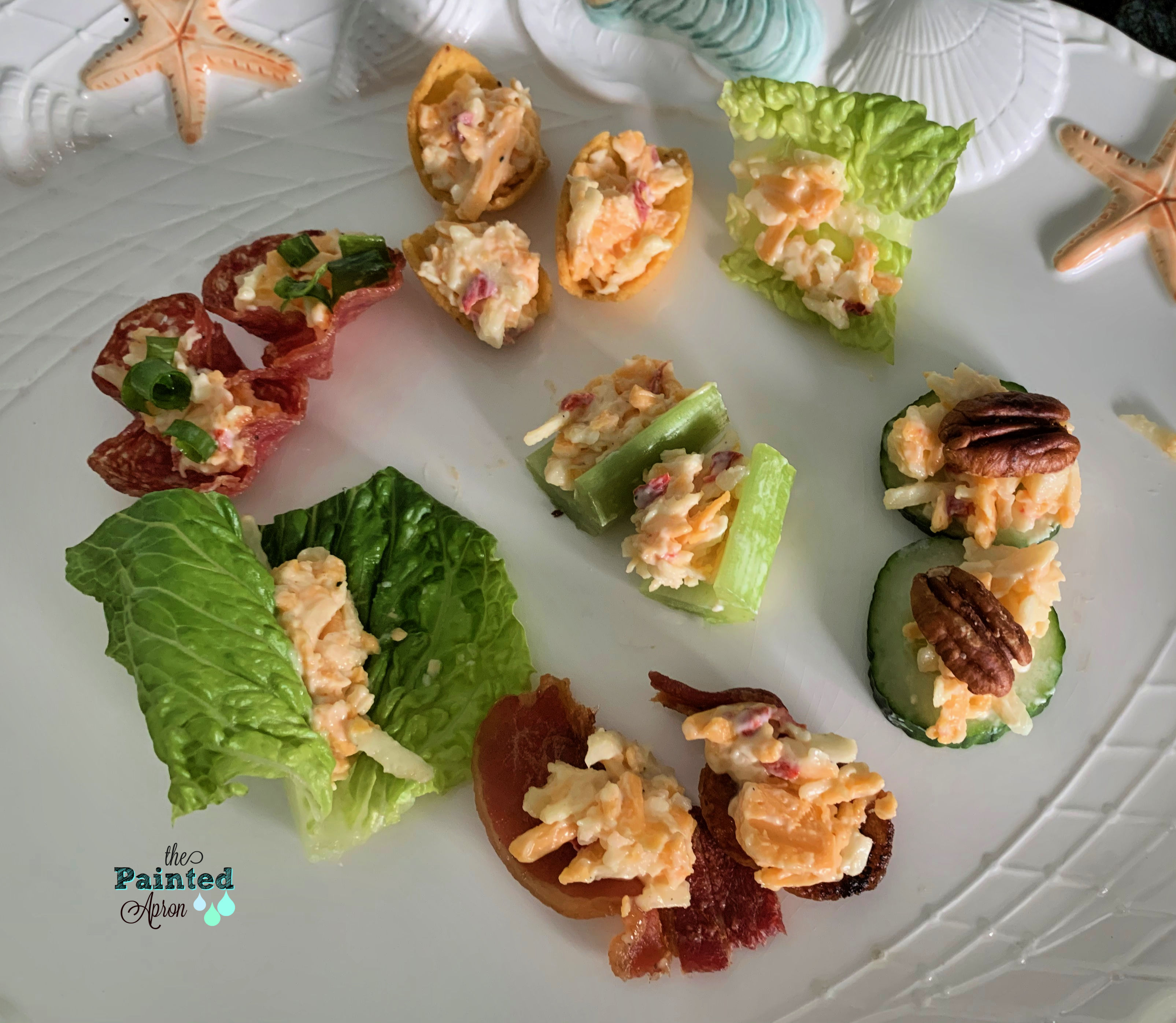 pimiento cheese canapes | The Painted Apron