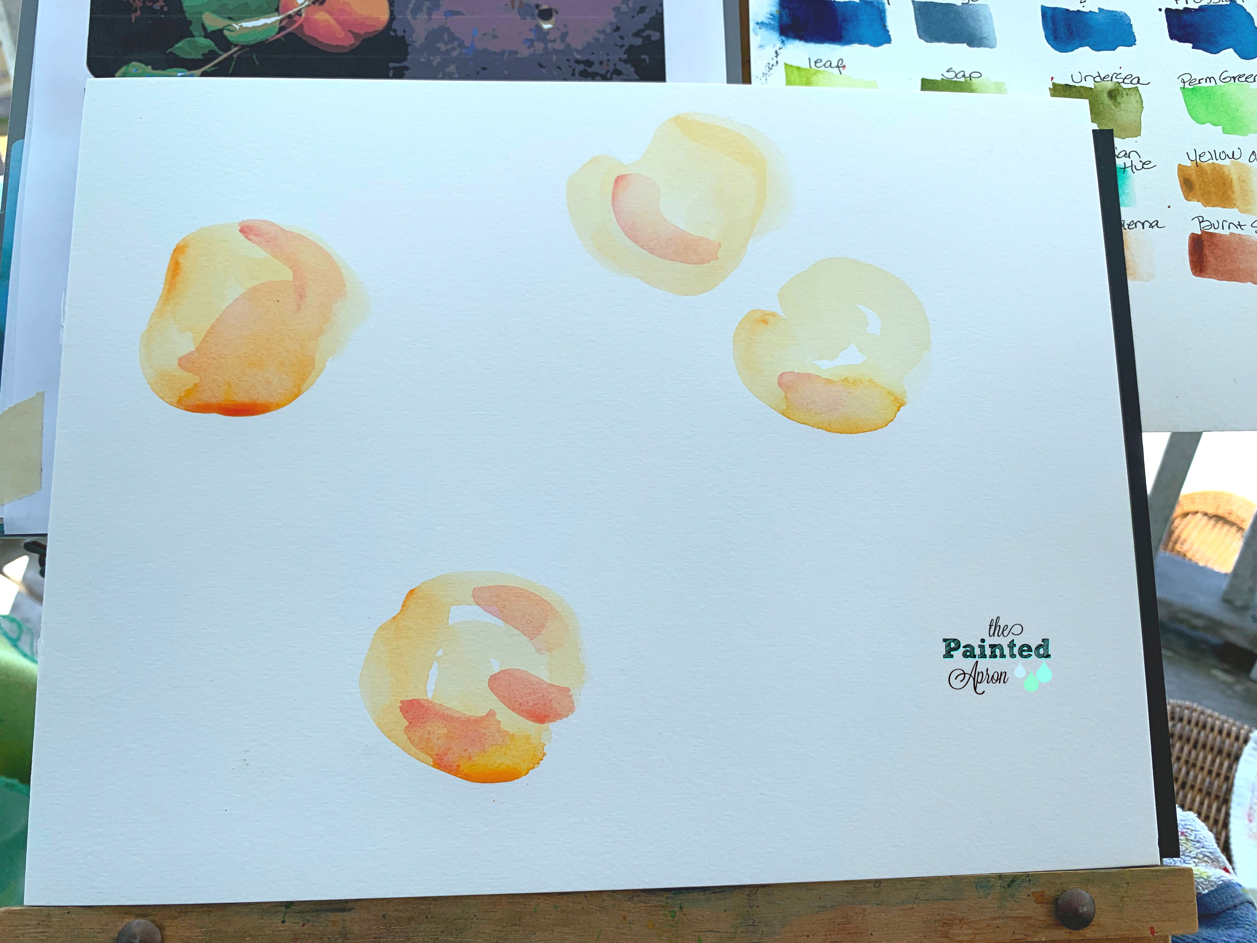 step 4, color layers | The Painted Apron