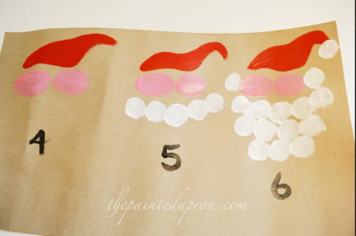 santa face | The Painted Apron